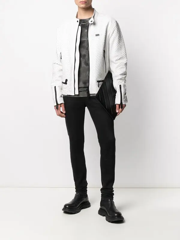 Philipp Plein Contrast Zip Jacket
