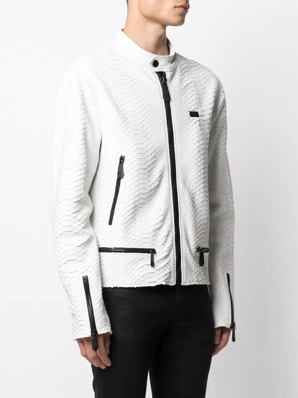 Philipp Plein Contrast Zip Jacket