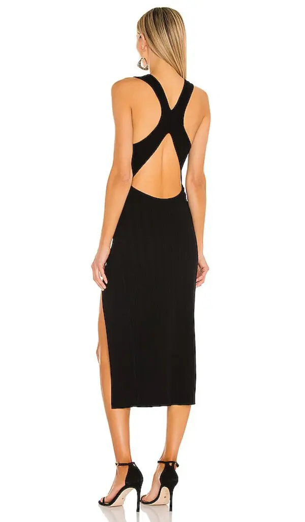 MICHAEL COSTELLO X Ribbed Bodycon Dress