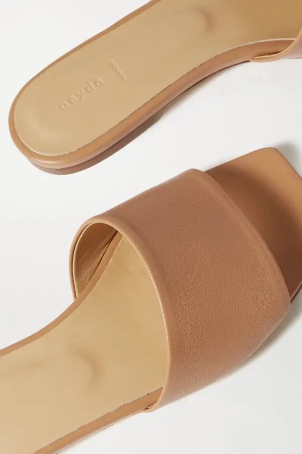 AeydĒ Anna Leather Slides