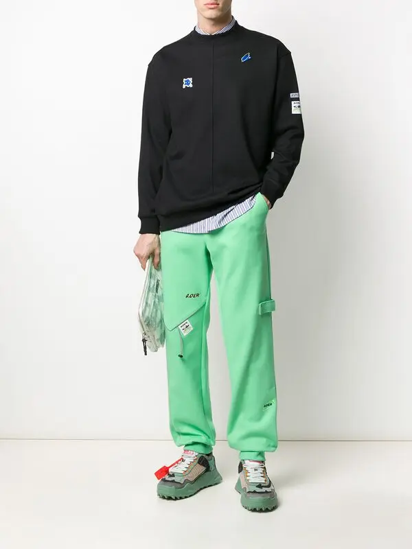 ADER ERROR Multi-embroidered Logo Long Track Pants