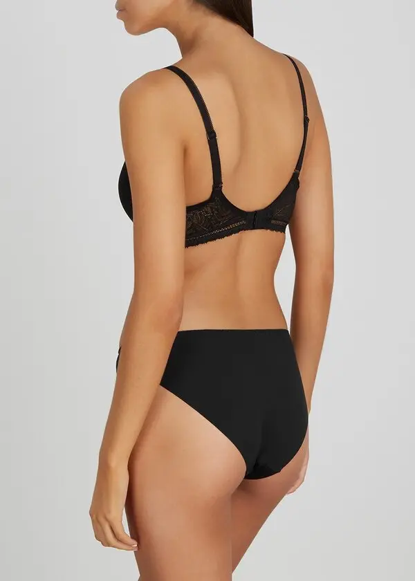 Simone Perele Comete Lace Briefs - Black