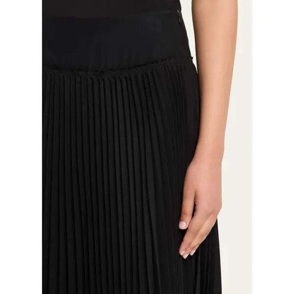 3.1 Phillip Lim Pleated A-line Midi Skirt