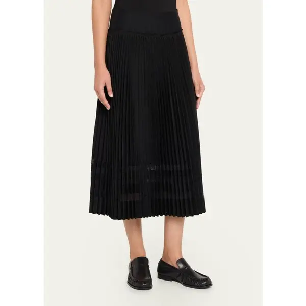 3.1 Phillip Lim Pleated A-line Midi Skirt