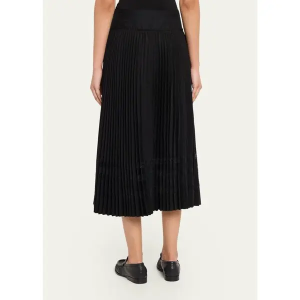 3.1 Phillip Lim Pleated A-line Midi Skirt