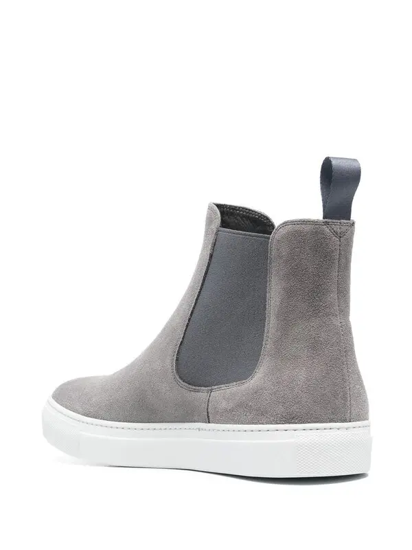 SCAROSSO Elasticated Side-panel Sneakers - Grey