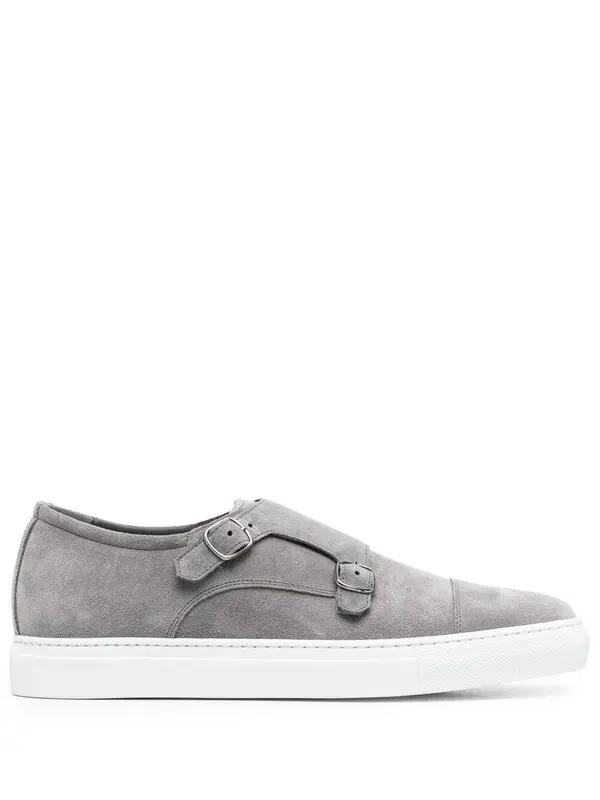 SCAROSSO Buckle Monk Sneakers - Grey