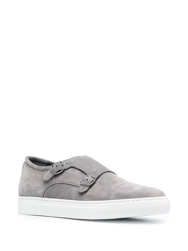 SCAROSSO Buckle Monk Sneakers - Grey