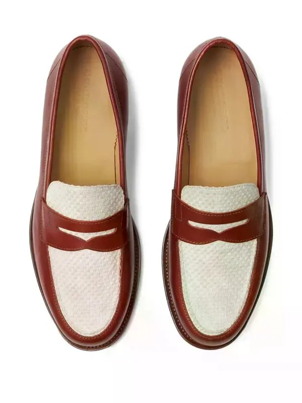 SCAROSSO Havana Color Block Loafers