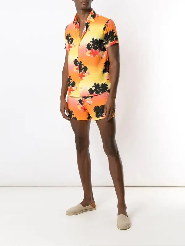AMIR SLAMA Ilha De Hibiscus Shorts