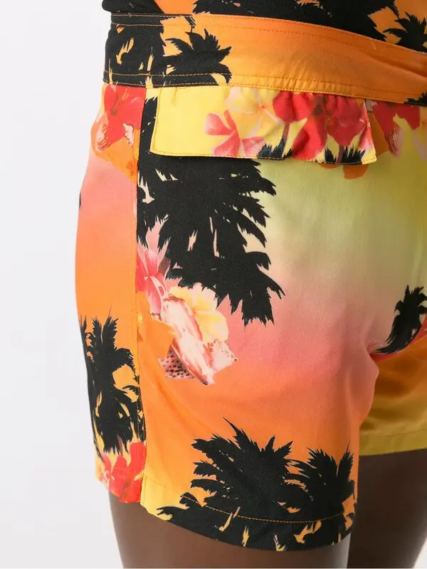 AMIR SLAMA Ilha De Hibiscus Shorts