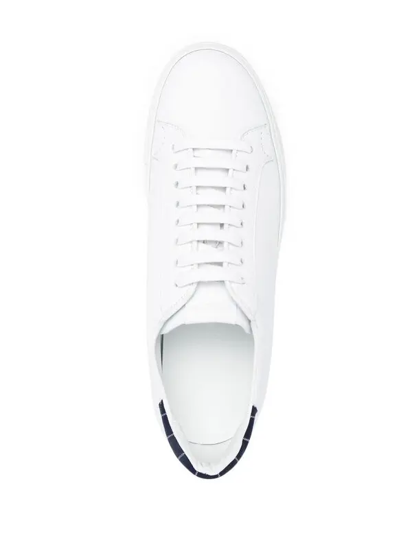 SCAROSSO Pinstripe Counter Sneakers