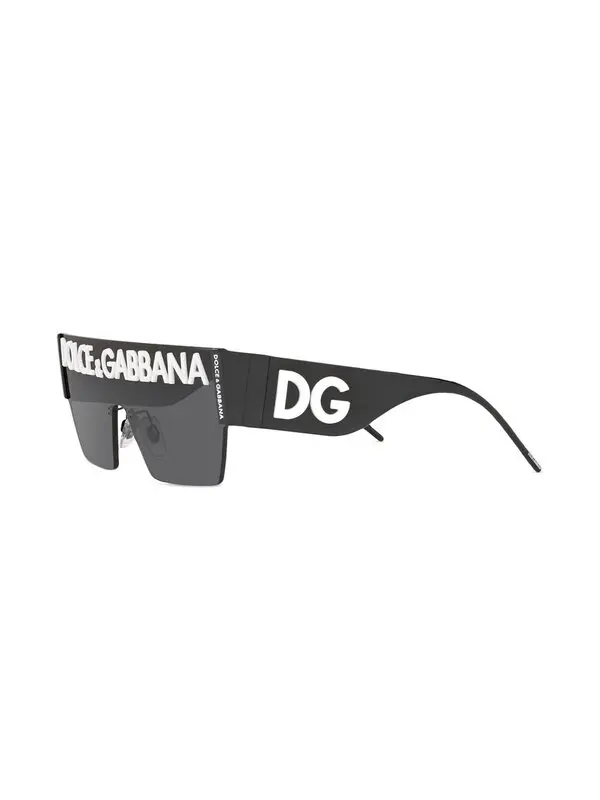 Dolce & Gabbana Dg Logo Oversized-frame Sunglasses
