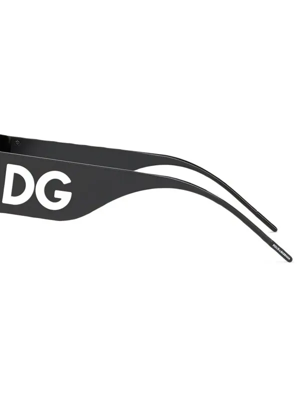 Dolce & Gabbana Dg Logo Oversized-frame Sunglasses
