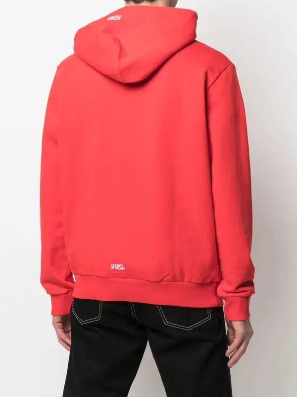 COUNTY OF MILAN Cross Logo Hoodie