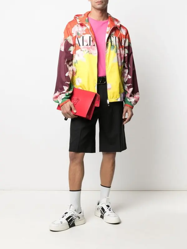 Valentino Garavani Floral-print Hooded Jacket