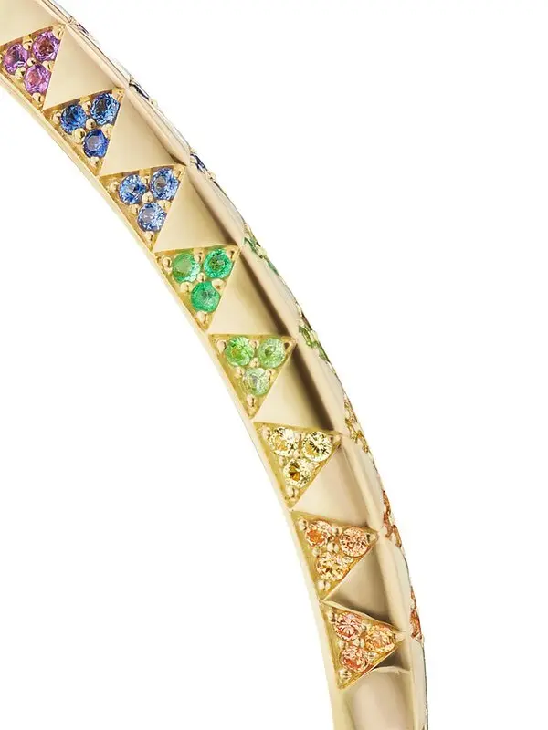 Harwell Godfrey 18kt Yellow Rainbow Sapphire Bracelet