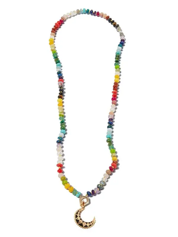 Harwell Godfrey 18kt Yellow Mini Moon Pendant