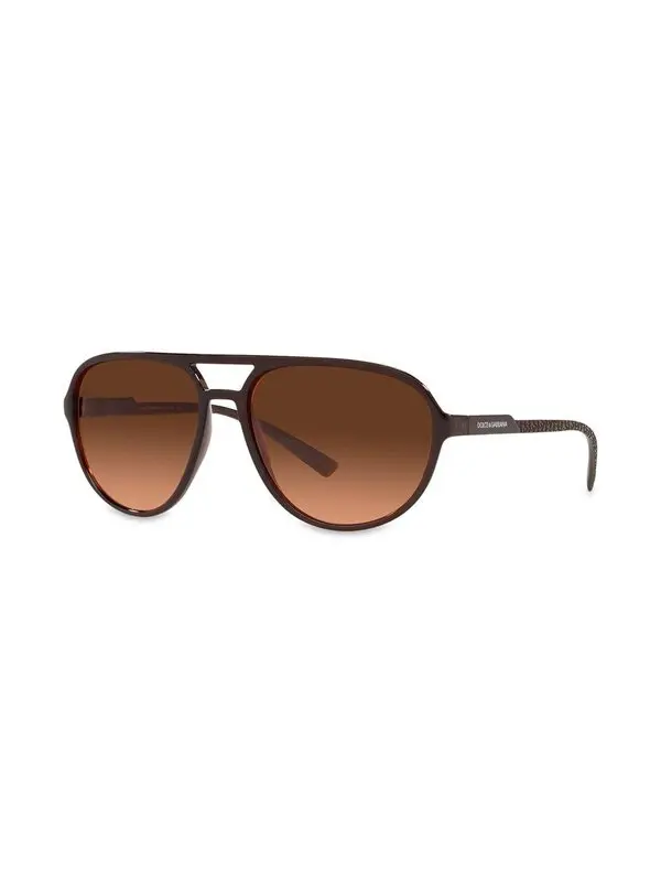 Dolce & Gabbana Pilot-frame Gradient Sunglasses