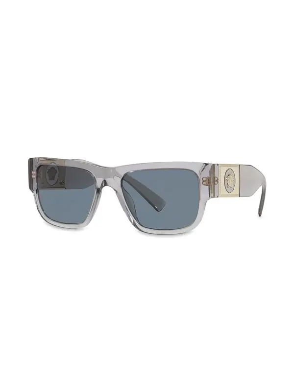 Versace Medusa Stud Rectangle Frame Sunglasses