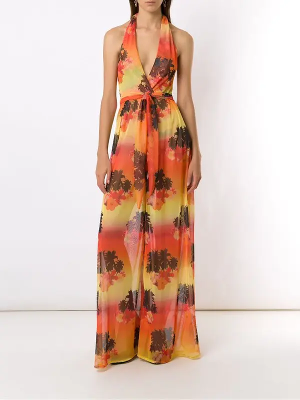 AMIR SLAMA Halter Neck Jumpsuit