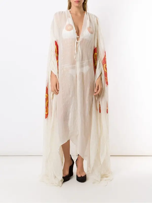 AMIR SLAMA Silk Shirt Dress