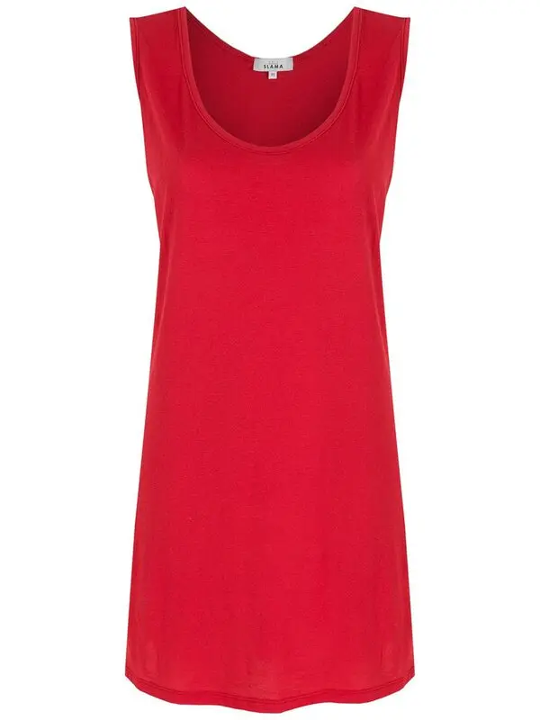 AMIR SLAMA Sleeveless T-shirt Dress