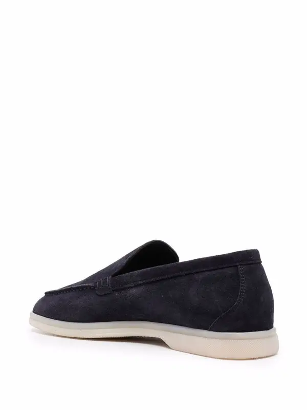 SCAROSSO Ludovica Suede Loafers - Blue