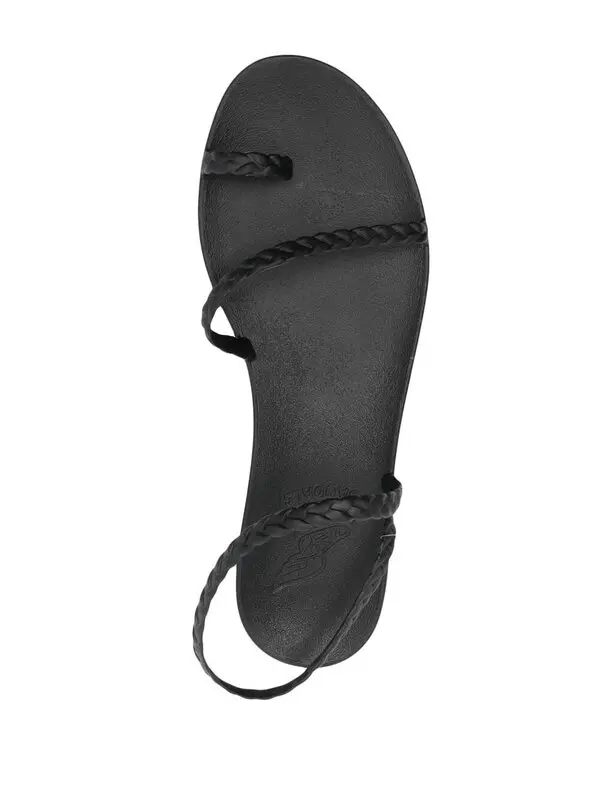 ANCIENT GREEK SANDALS Eleftheria Sandals - Black