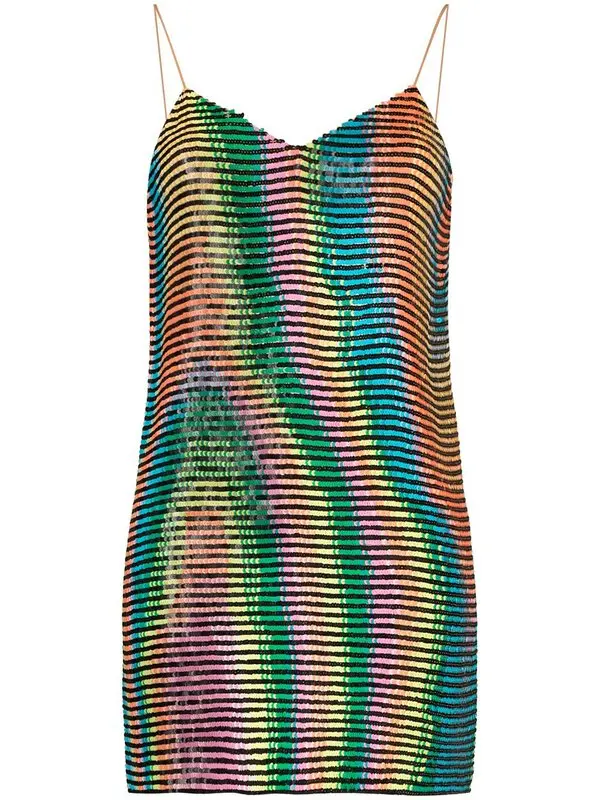 ashish mini dress Backless Sequin Mini Dress