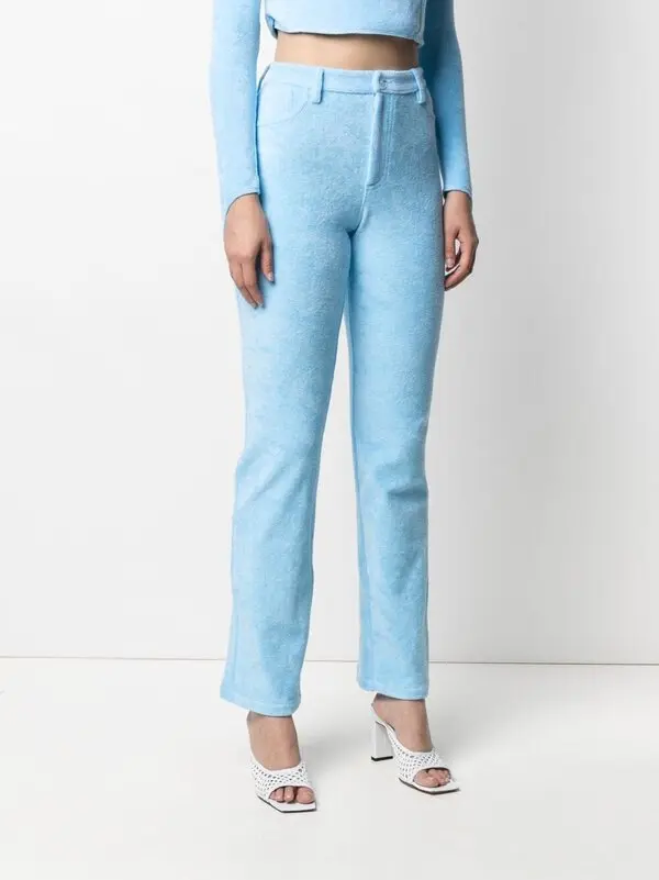 MAISIE WILEN Mockumentary Straight-leg Trousers - Blue