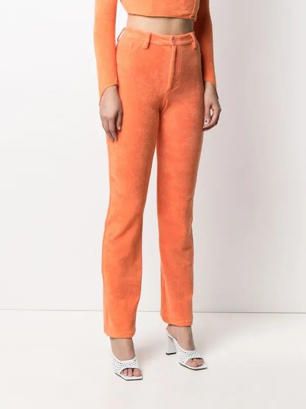 MAISIE WILEN Mockumentary Straight-leg Trousers - Orange