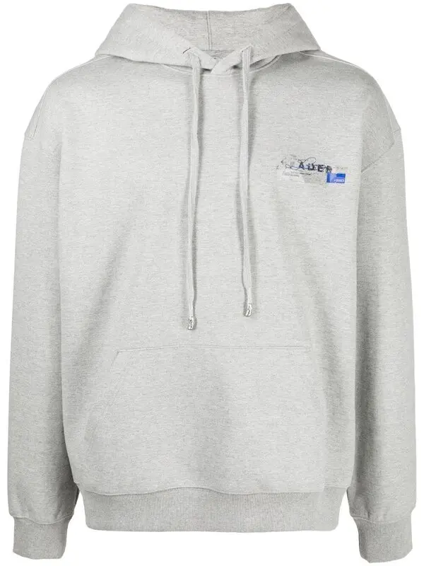 ADER ERROR Cotton-blend Logo Print Hoodie