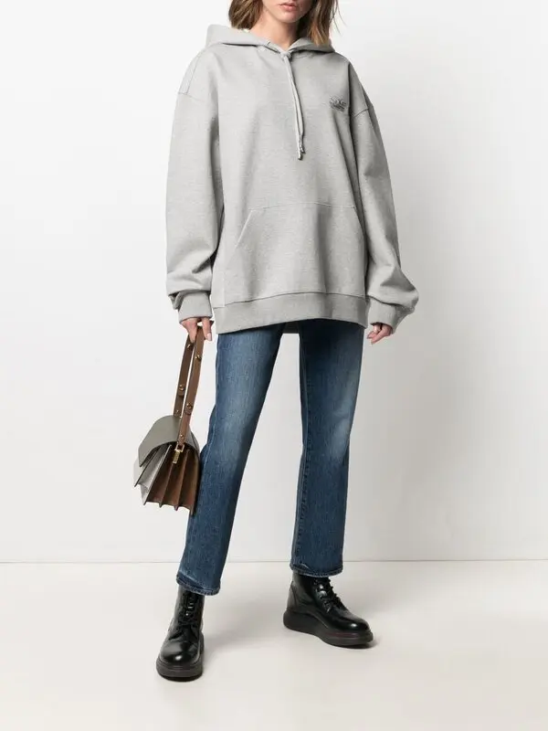 ADER ERROR Cotton-blend Logo Print Hoodie