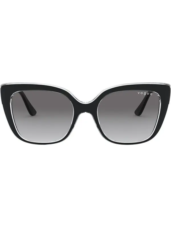 VOGUE EYEWEAR Cat Eye Frame Sunglasses - Black