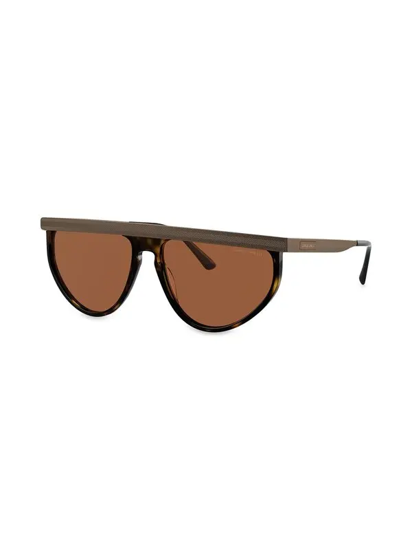 Giorgio Armani Round Frame Sunglasses - Green