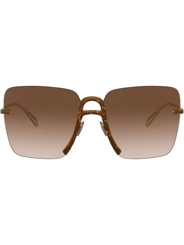 Giorgio Armani Oversized-frame Sunglasses - Brown