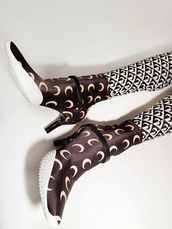 MARINE SERRE Crescent Moon 50mm Boots
