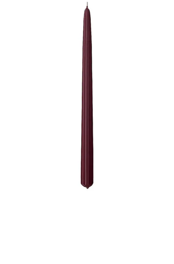 AYTM Lux Set Of 4 Tapered Candles In Red - Bordeaux