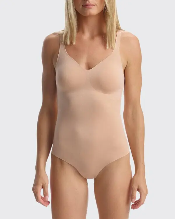 Commando Butter Soft-support Tank Bodysuit - Beige