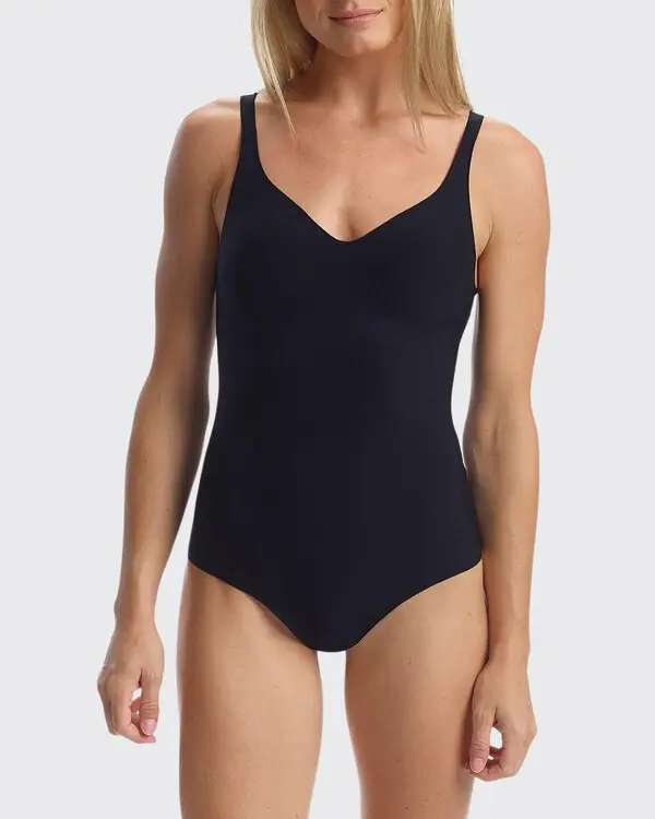 Commando Butter Soft-support Tank Bodysuit - Black
