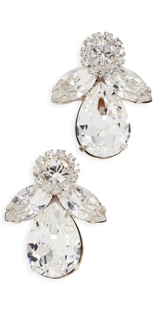 JENNIFER BEHR Edith Earrings - Crystal