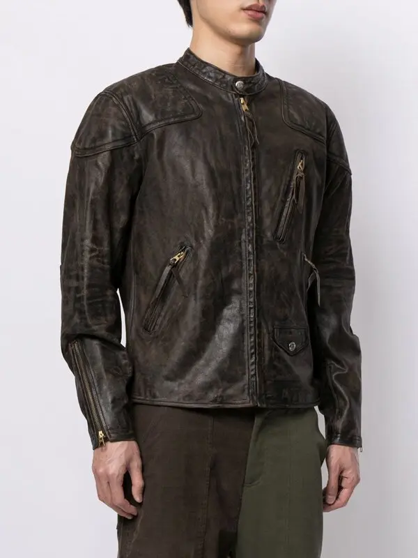 Ralph Lauren Watts Biker Jacket - Brown
