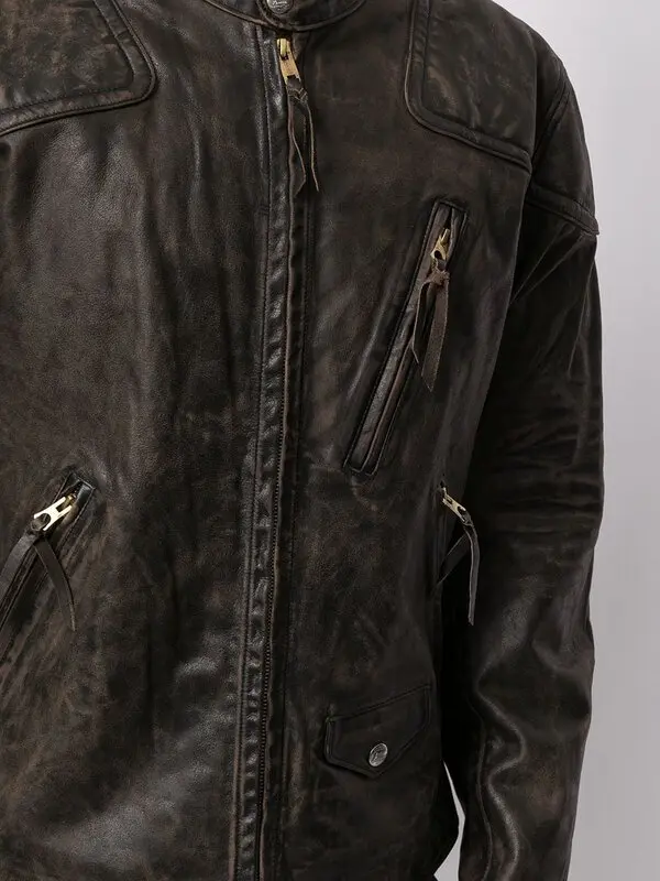 Ralph Lauren Watts Biker Jacket - Brown