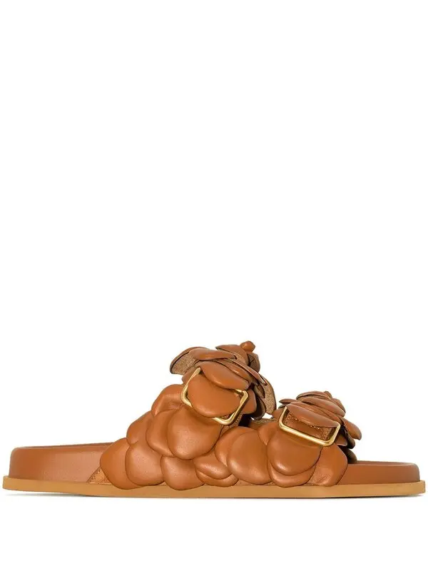 Valentino Garavani Atelier 03 Rose Edition Sandals - Brown