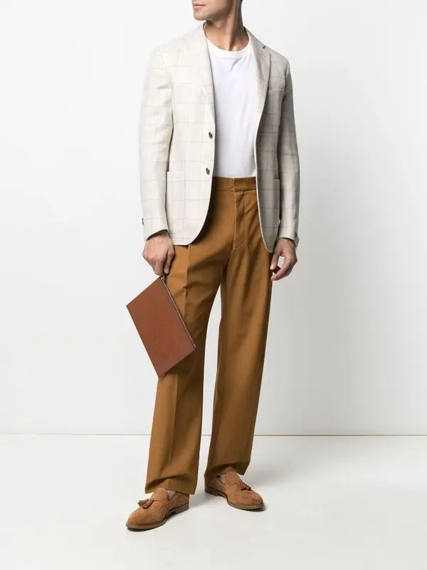 Corneliani Check-pattern Single-breasted Blazer