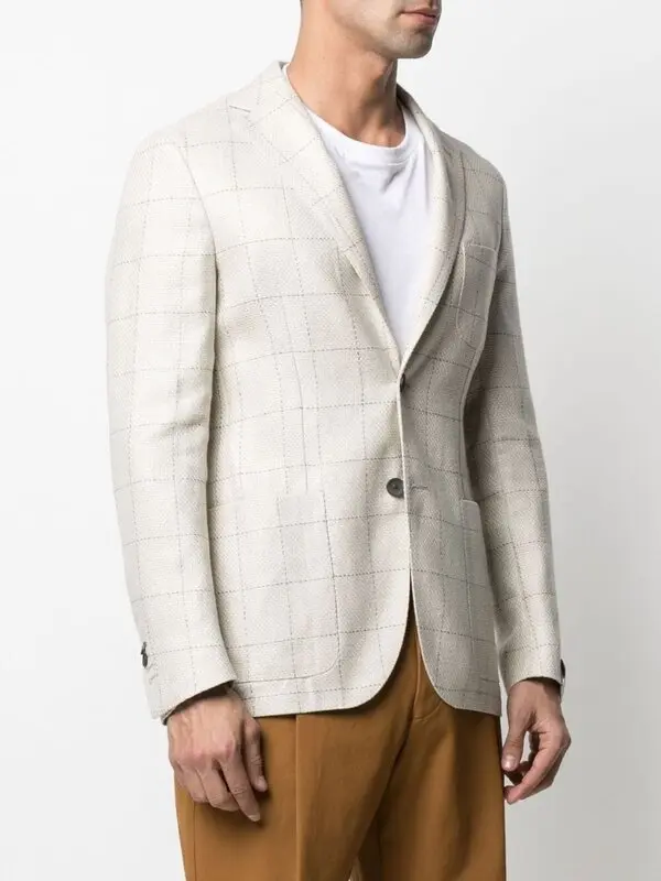 Corneliani Check-pattern Single-breasted Blazer