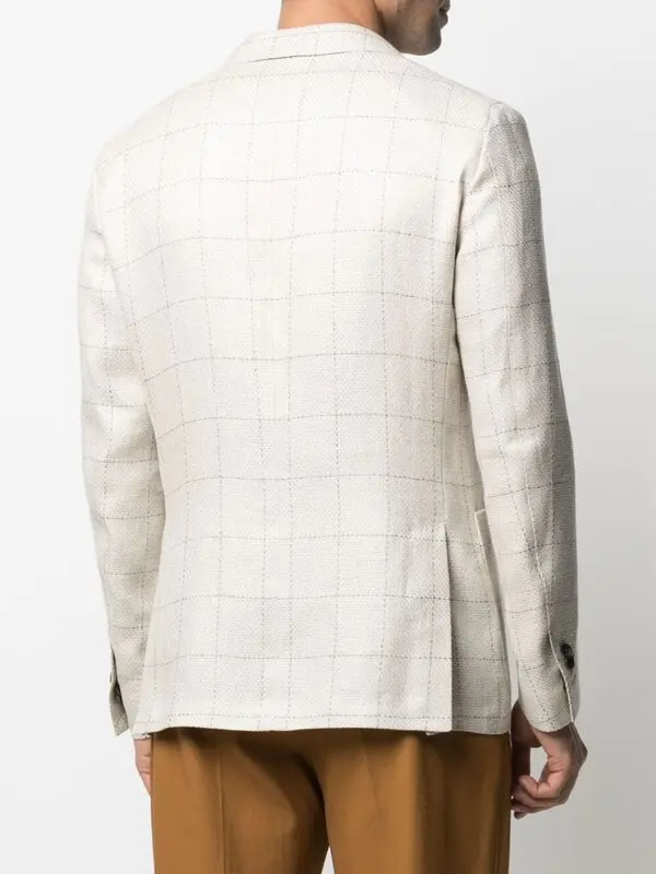 Corneliani Check-pattern Single-breasted Blazer