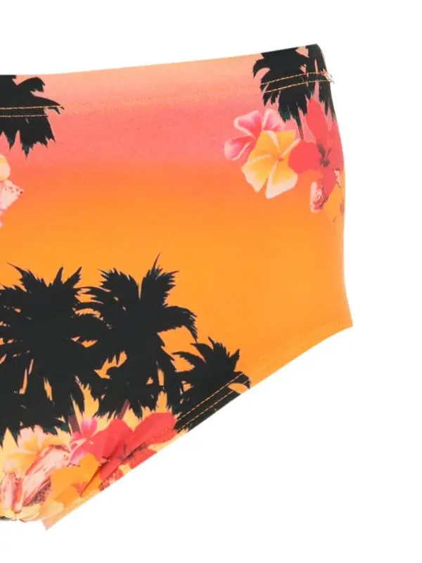 AMIR SLAMA Print Ilha De Hibiscus Swimming Trunks
