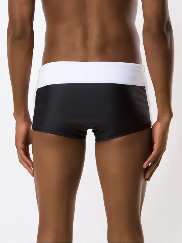 AMIR SLAMA Panelled Swimming Trunks